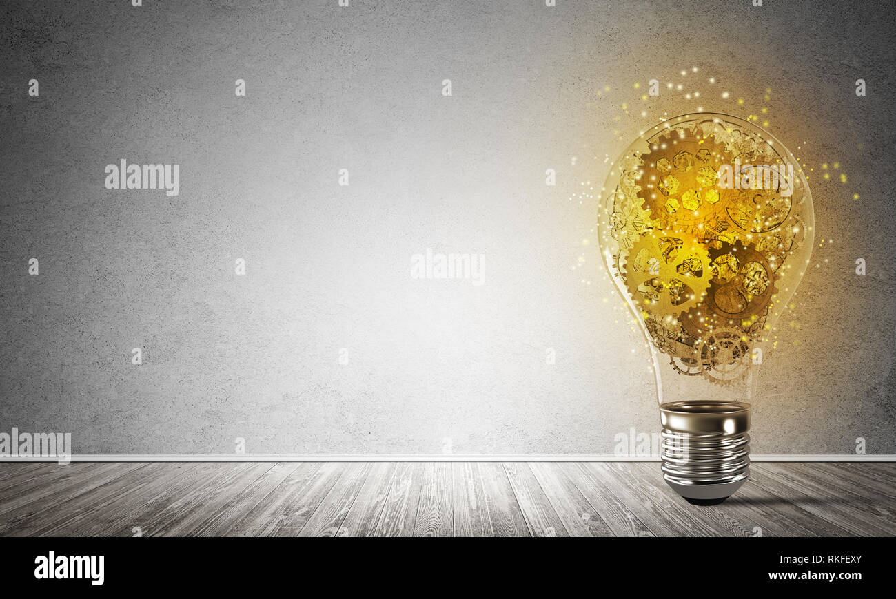 Concept of lightbulb as symbol of new idea Stock Photo - Alamy