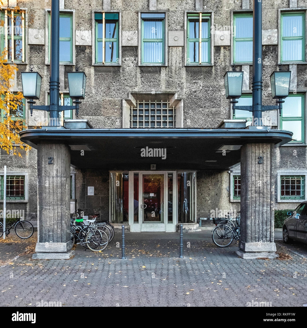 Berlin-Wilmersdorf. Fehrbelliner Platz 2. Nazi-era building built 1935 ...