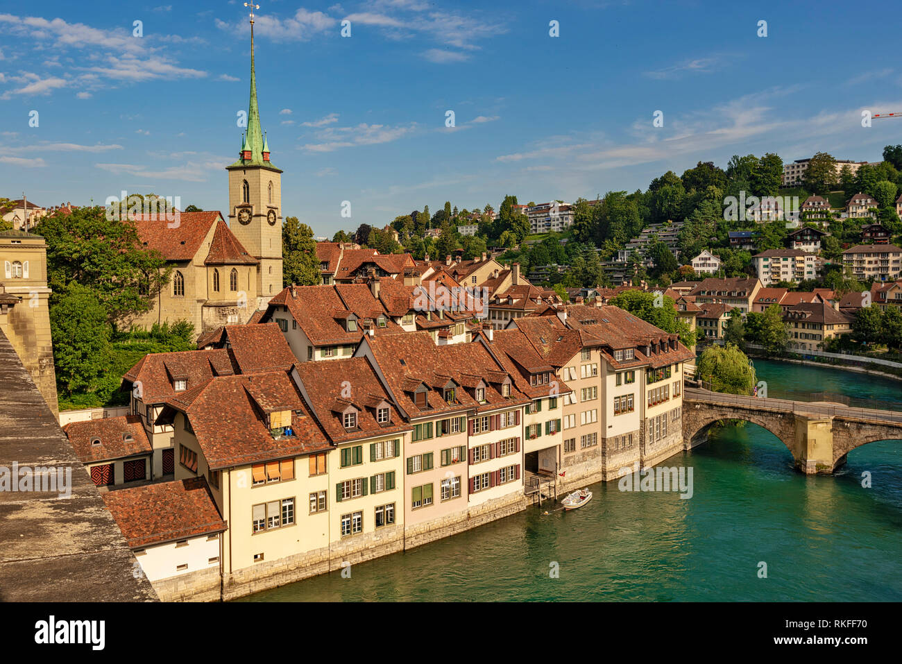 The river Aare flowing through Bern, Switzerland Stock Photo - Alamy