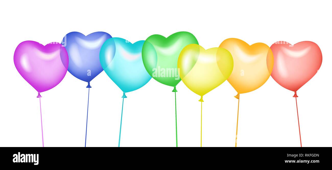 Red heart shape air Stock Vector Images - Alamy