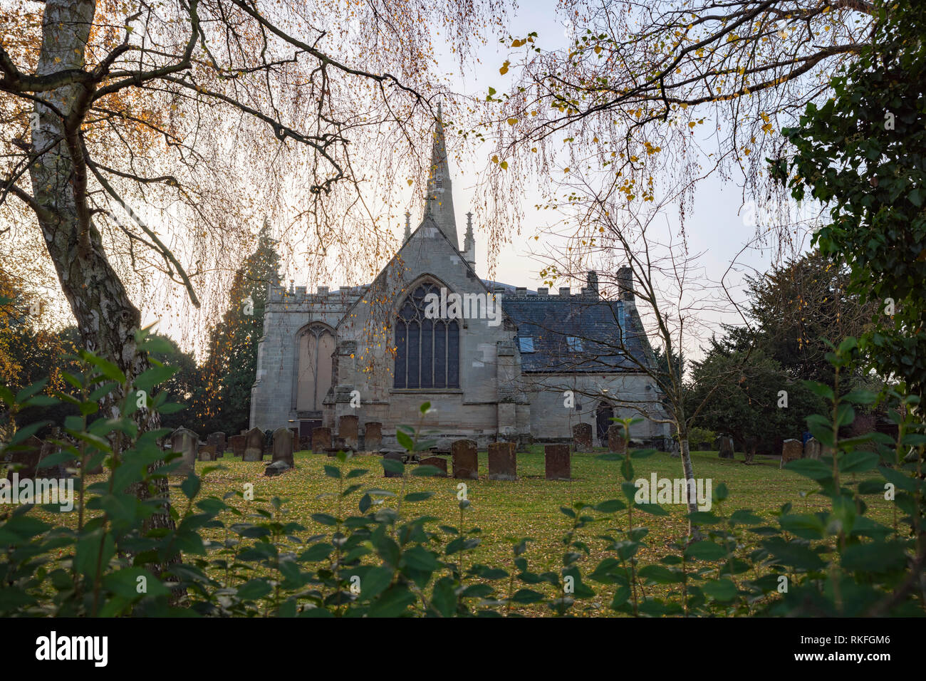 St nicholas church spire hi-res stock photography and images - Alamy