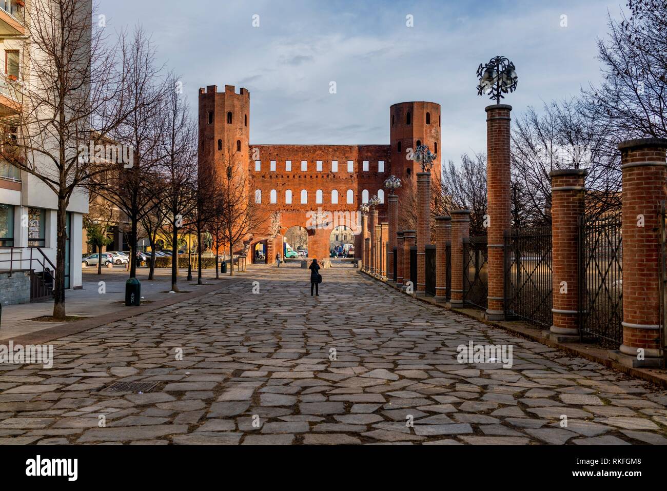 Ancient roman city gates of turin hi-res stock photography and images ...