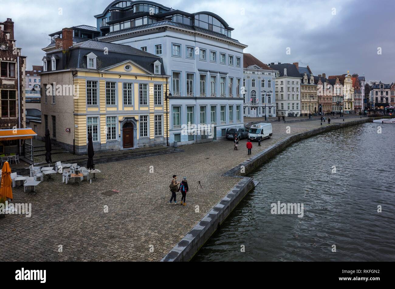 Canal of leie river hi-res stock photography and images - Alamy