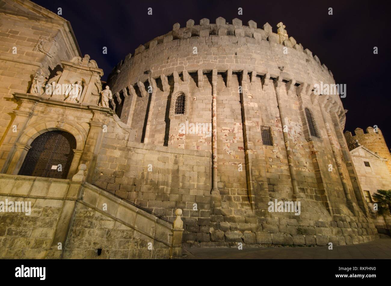 Facade cathedral avila hi-res stock photography and images - Alamy