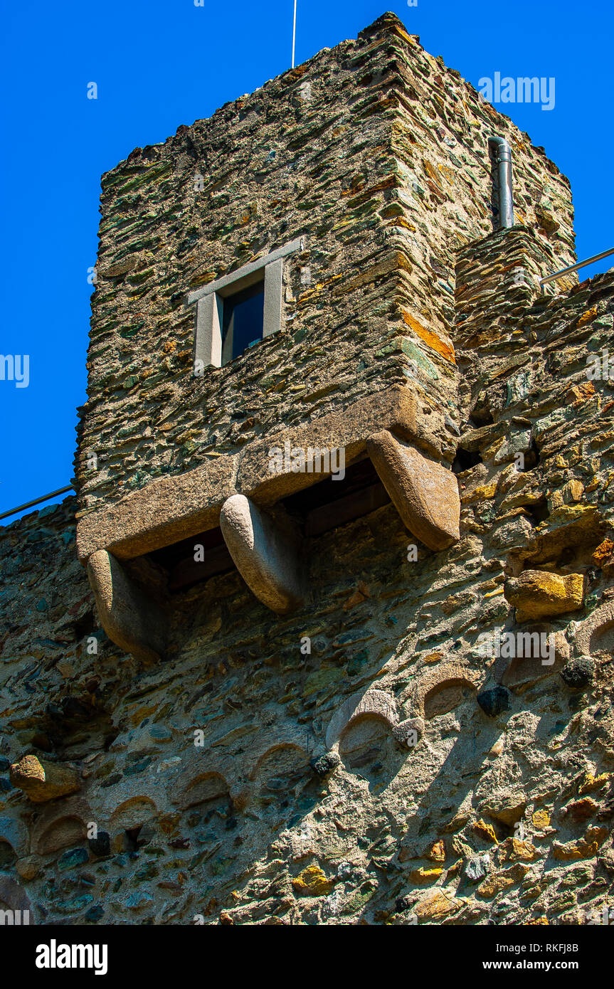 Italy Valle D'Aosta Chatillon Ussel Castle Stock Photo - Alamy