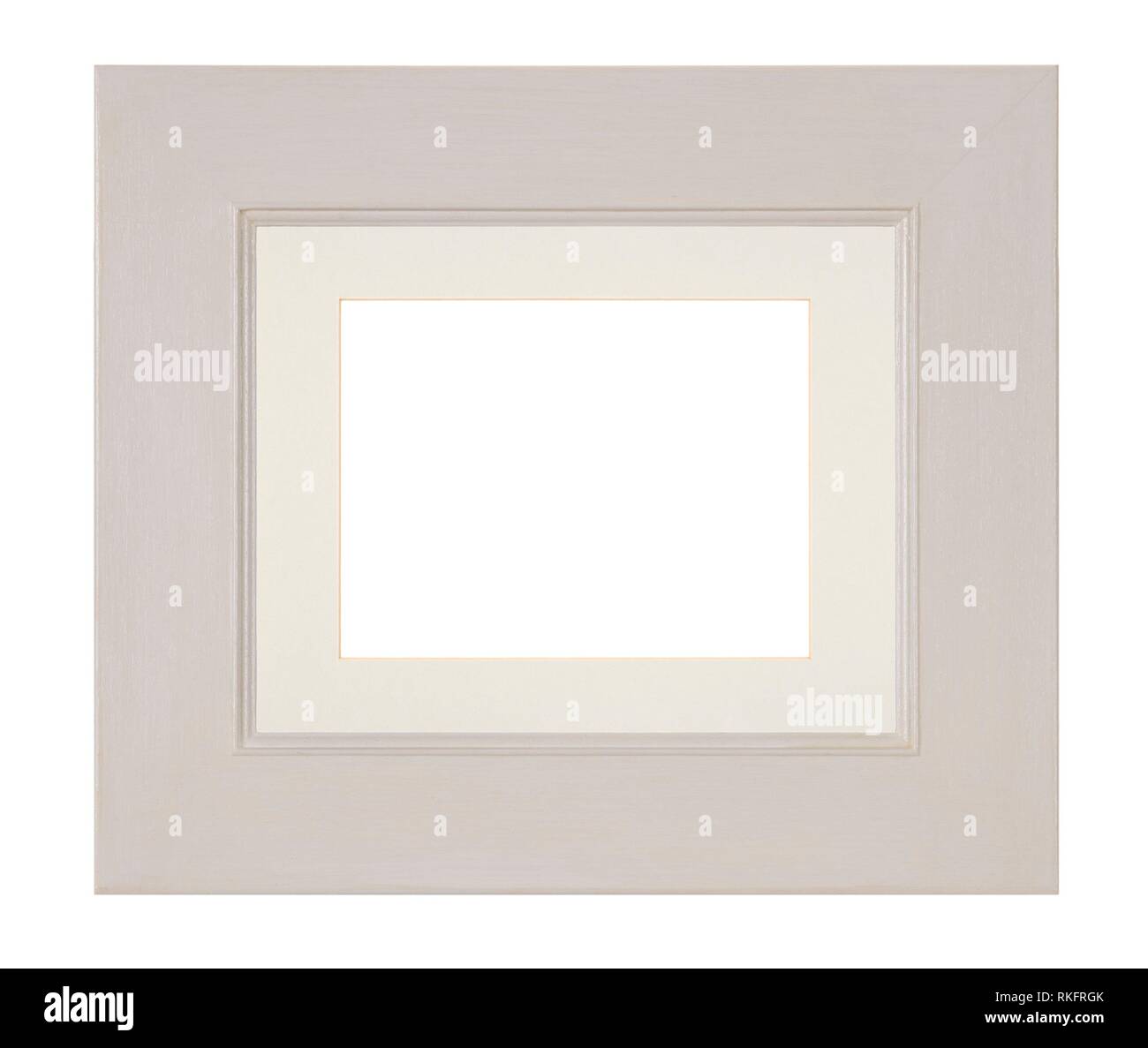 Empty white photo frame hi-res stock photography and images - Alamy