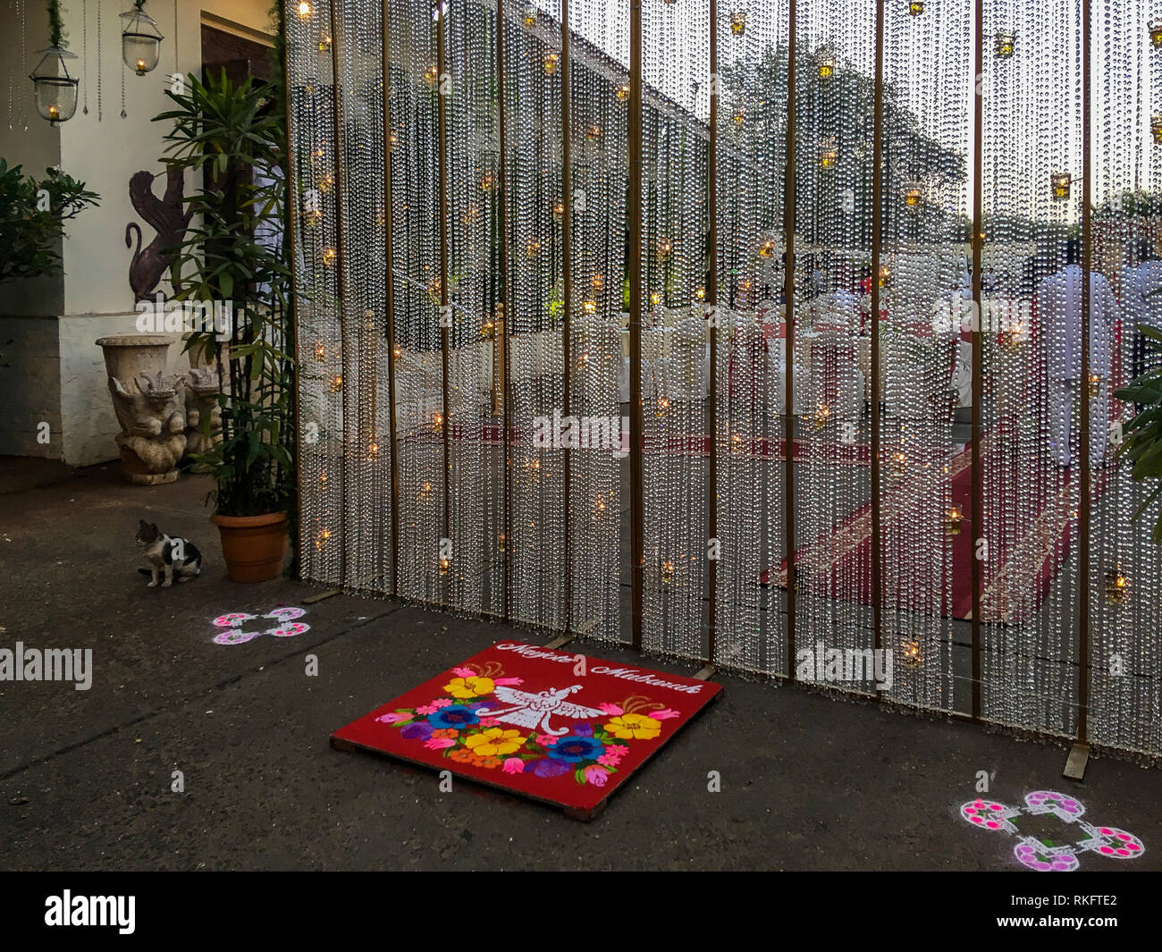 08-02-2019 rangoli decoration for Navjote ceremony -a Parsi ...