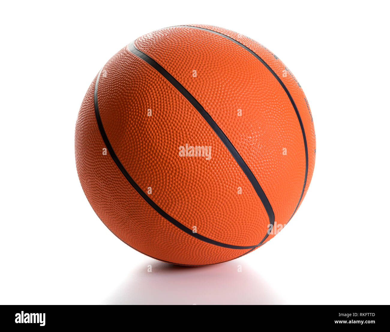 Basketball isolated on white Stock Photo - Alamy