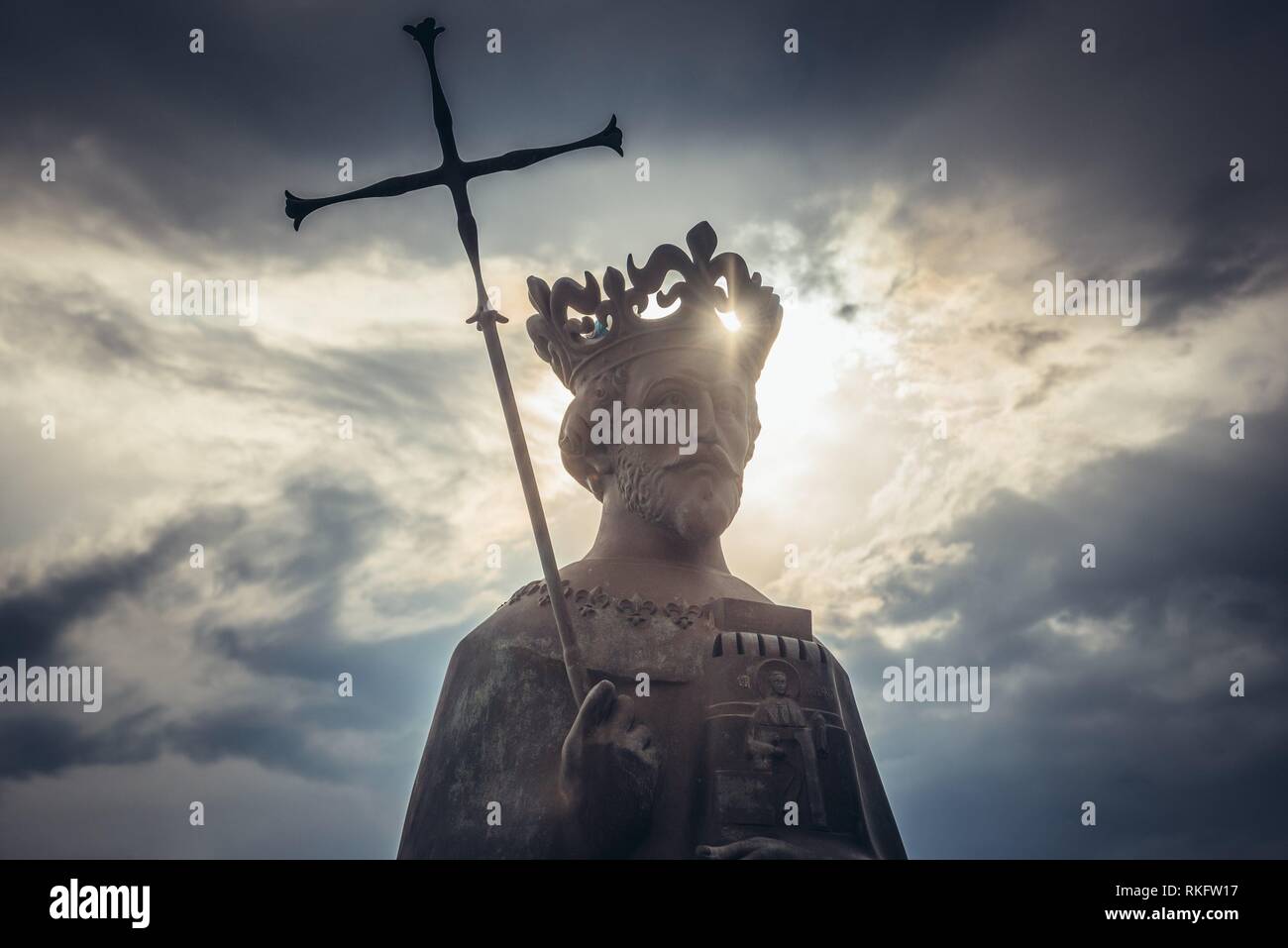Monument bosnia king tvrtko kotromanic hi-res stock photography and ...