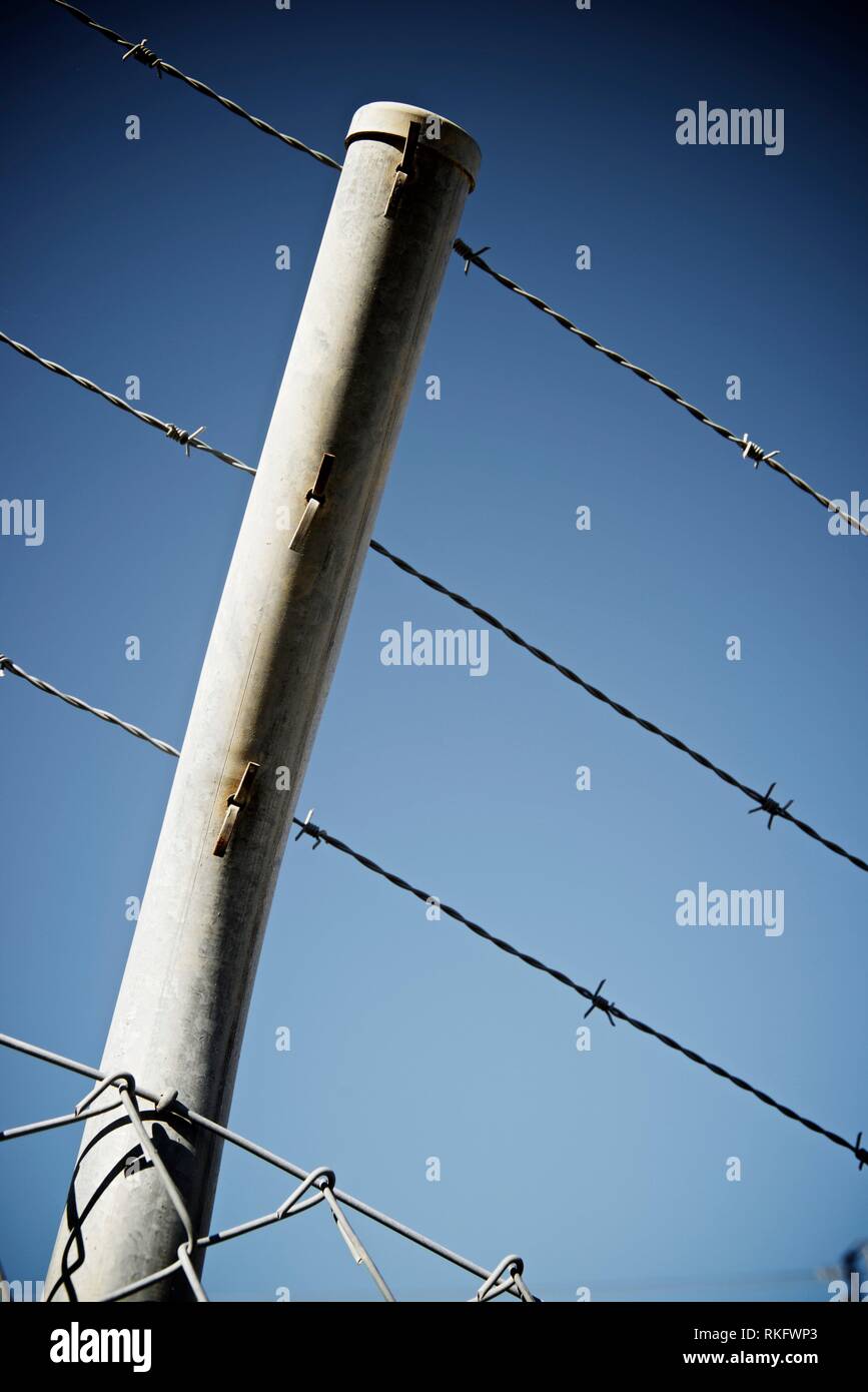 Border europe barrier spain hi-res stock photography and images - Alamy