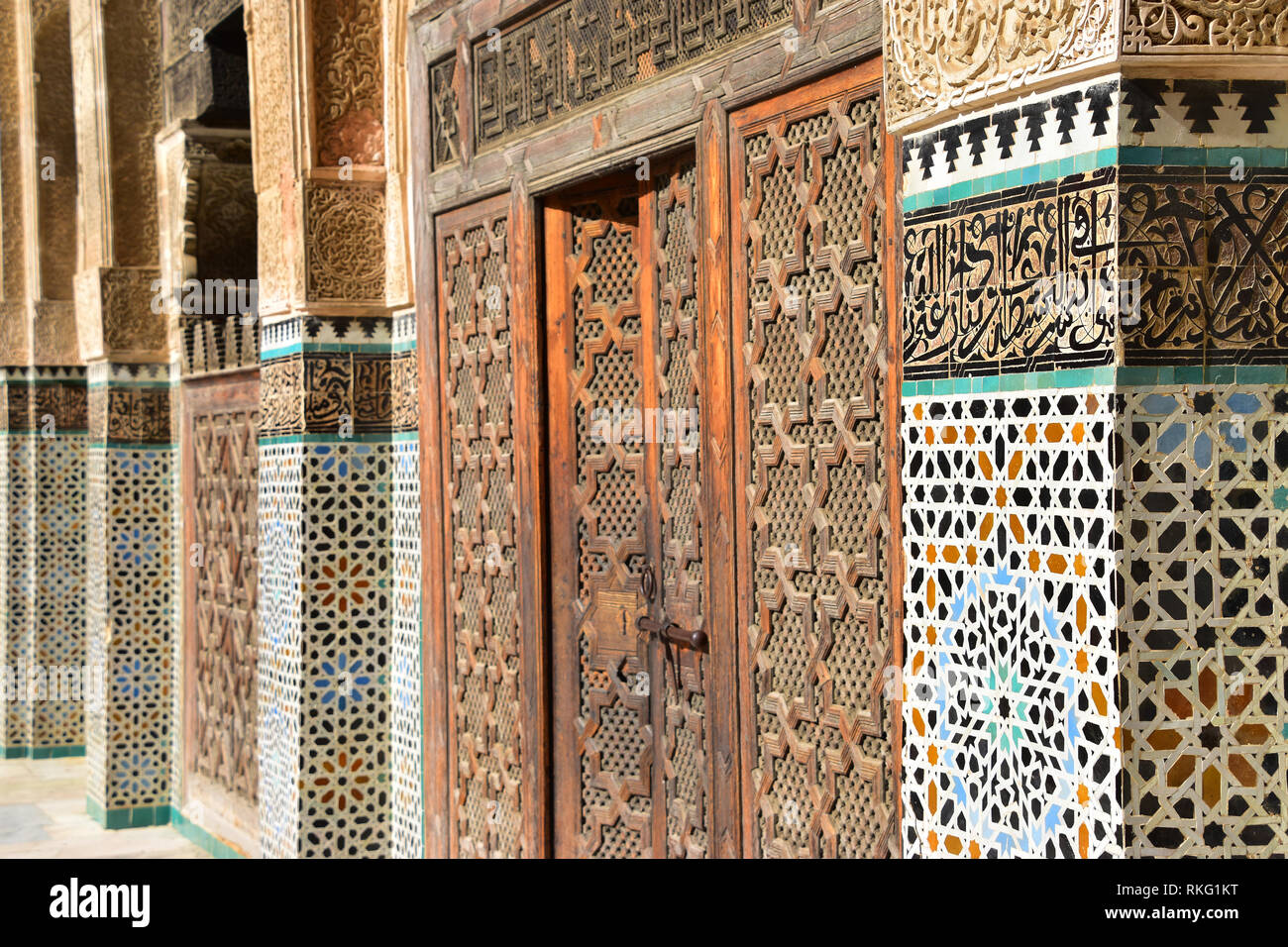 Bou Inania Madrasa, Medersa, Fez, Fès, Morocco Stock Photo - Alamy