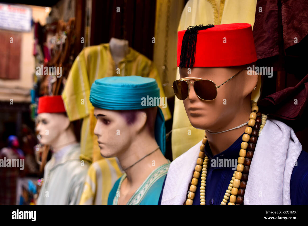Morocco fez hat hi-res stock photography and images - Alamy