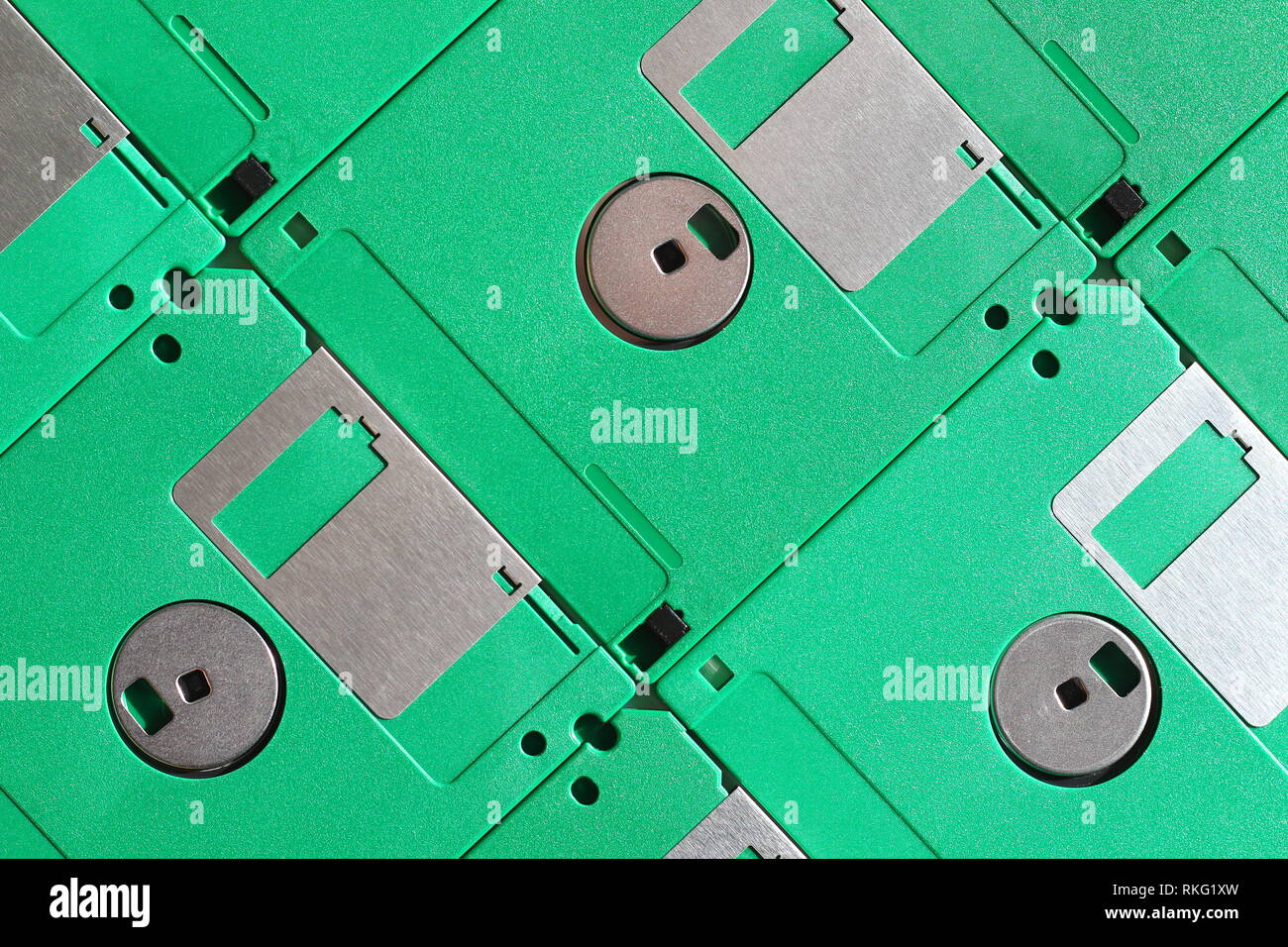 Green floppy disk hi-res stock photography and images - Alamy