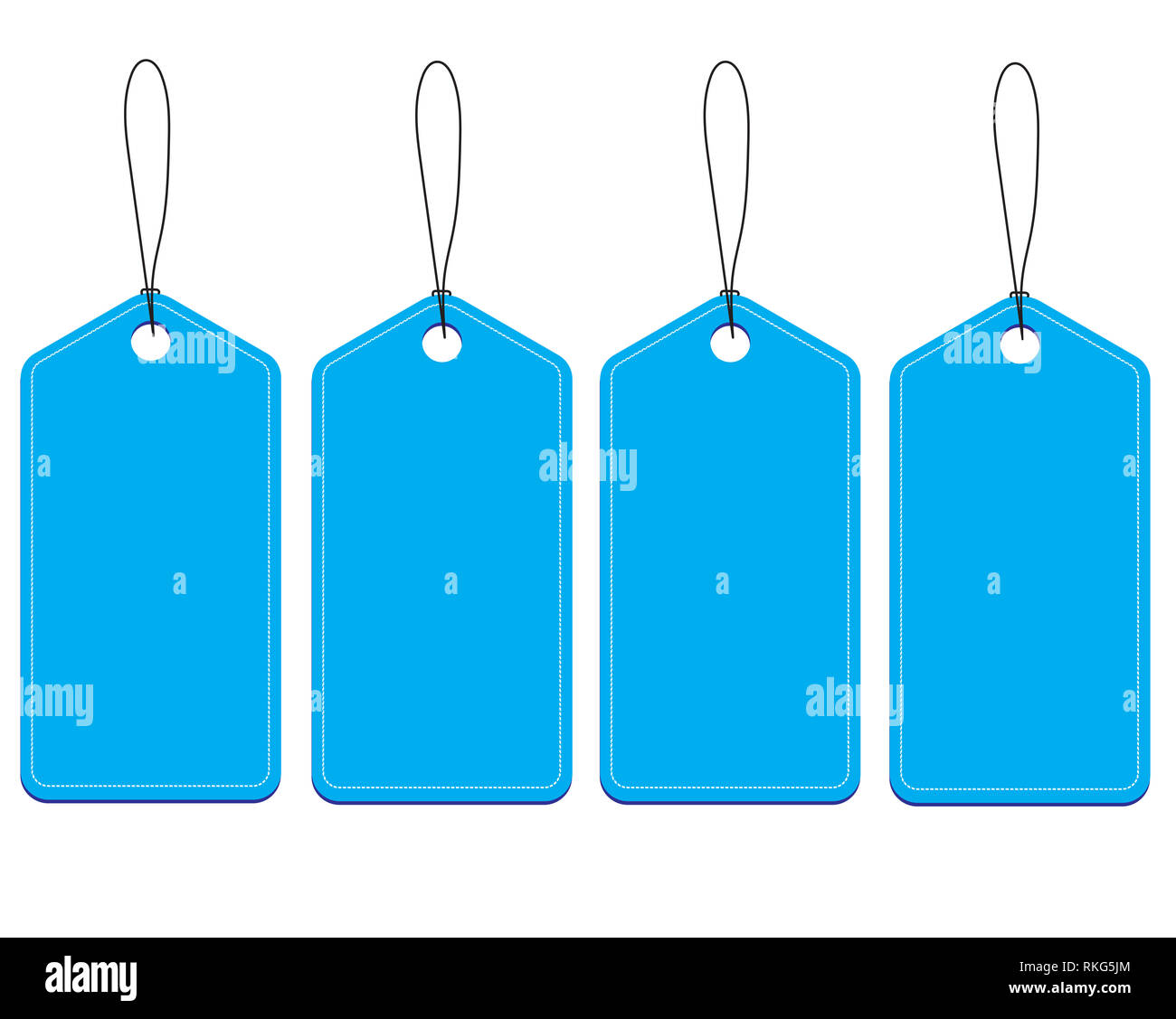 Set of price tag blank with isolated background Stock Photo - Alamy