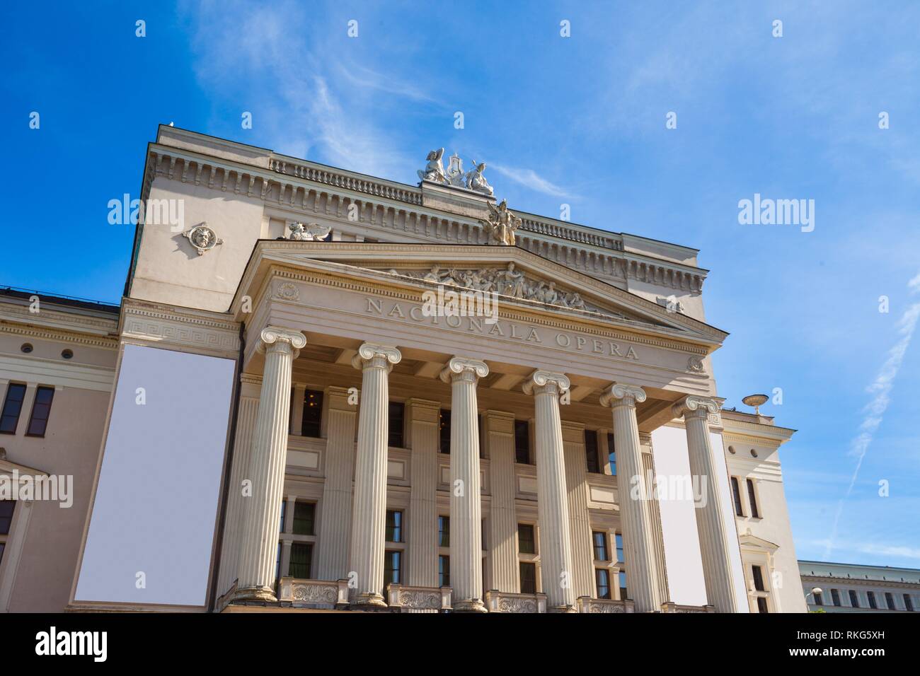 Latvian national theater hi-res stock photography and images - Alamy