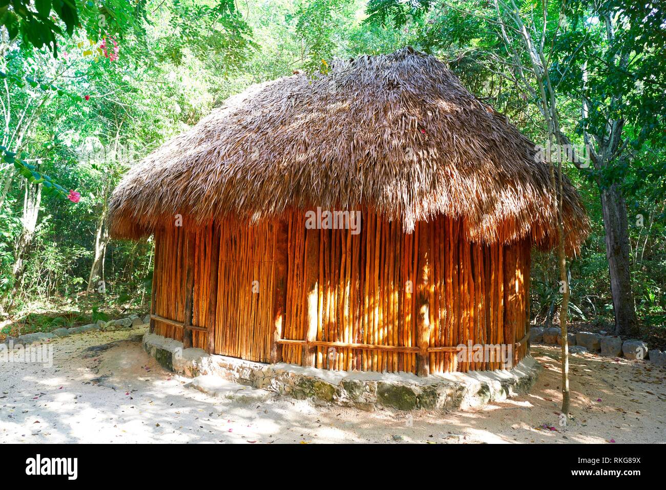 Maya hut in yucatan hi-res stock photography and images - Alamy