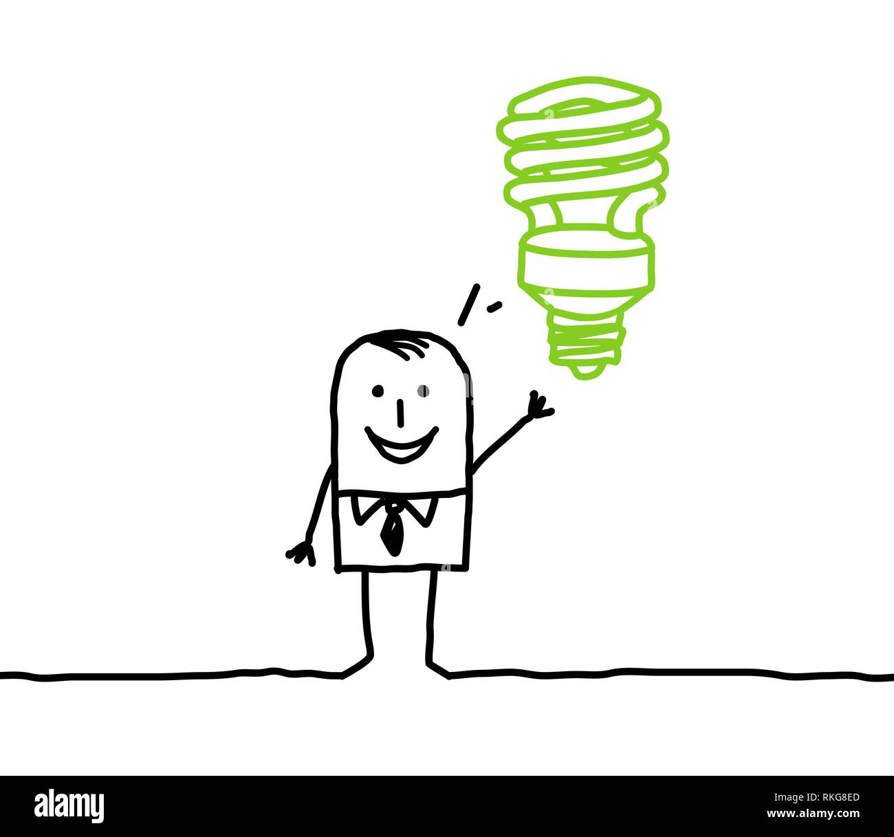 Green man line drawing Cut Out Stock Images & Pictures - Alamy