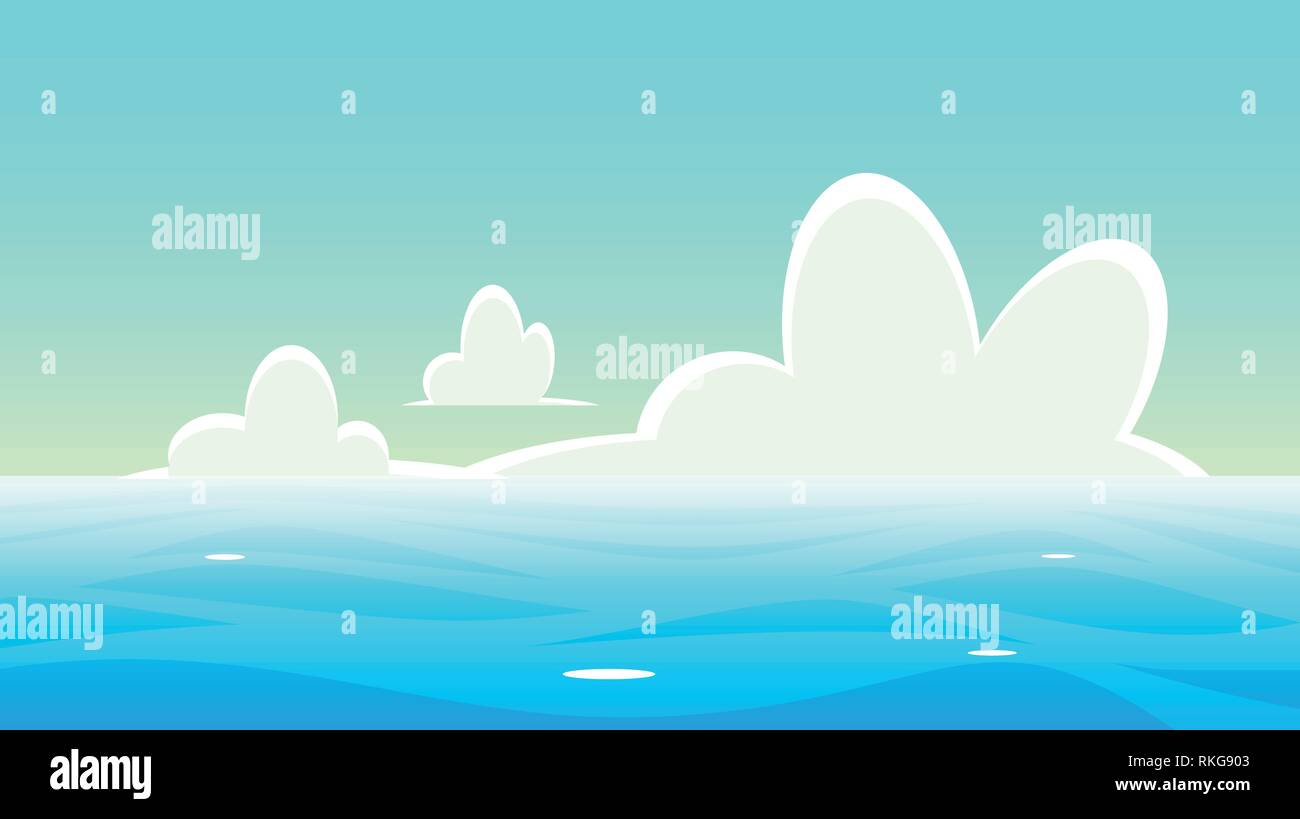 Hawaii panoramic Stock Vector Images - Alamy