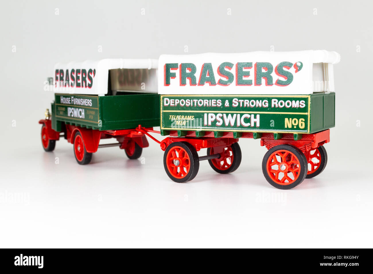 Matchbox Models of Yesteryear Y-27 Foden Steam Wagon with trailer 1922 ...