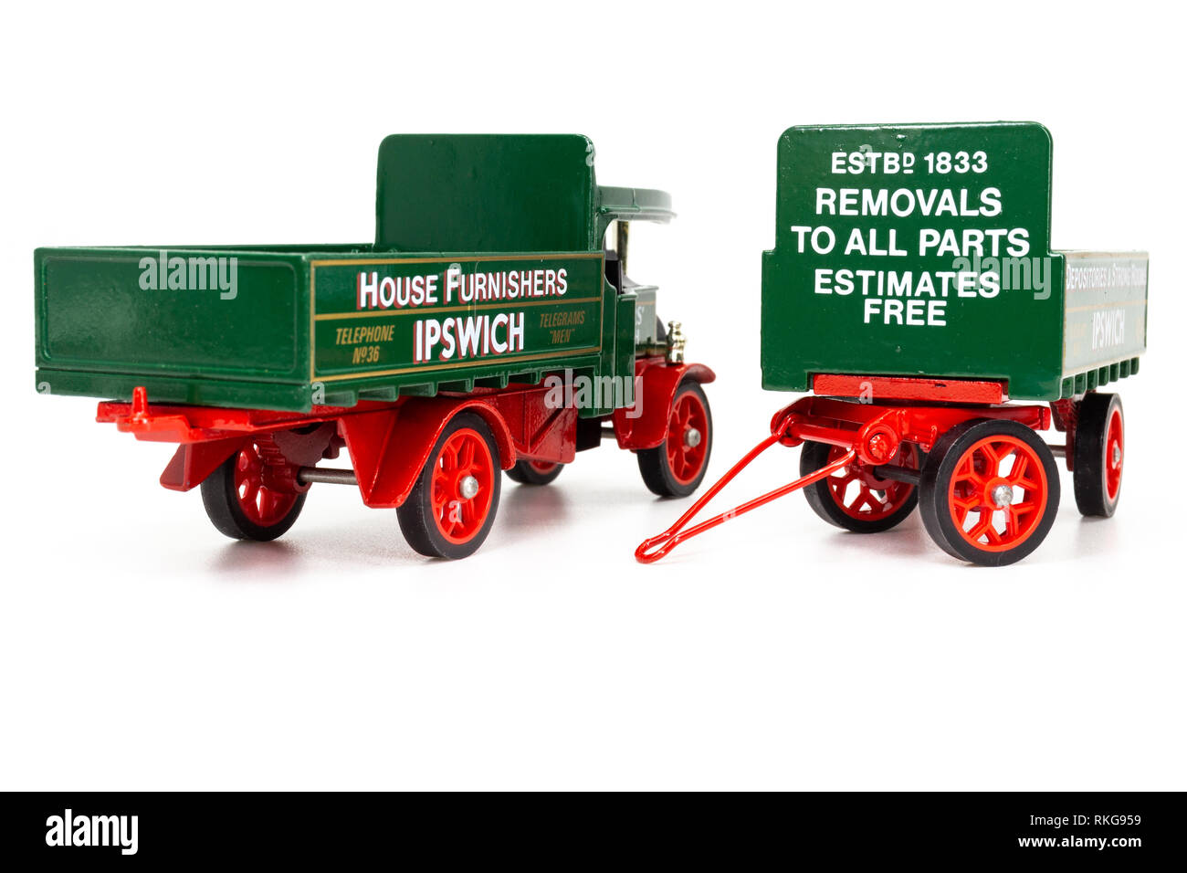 Matchbox Models of Yesteryear Y-27 Foden Steam Wagon with trailer 1922 ...