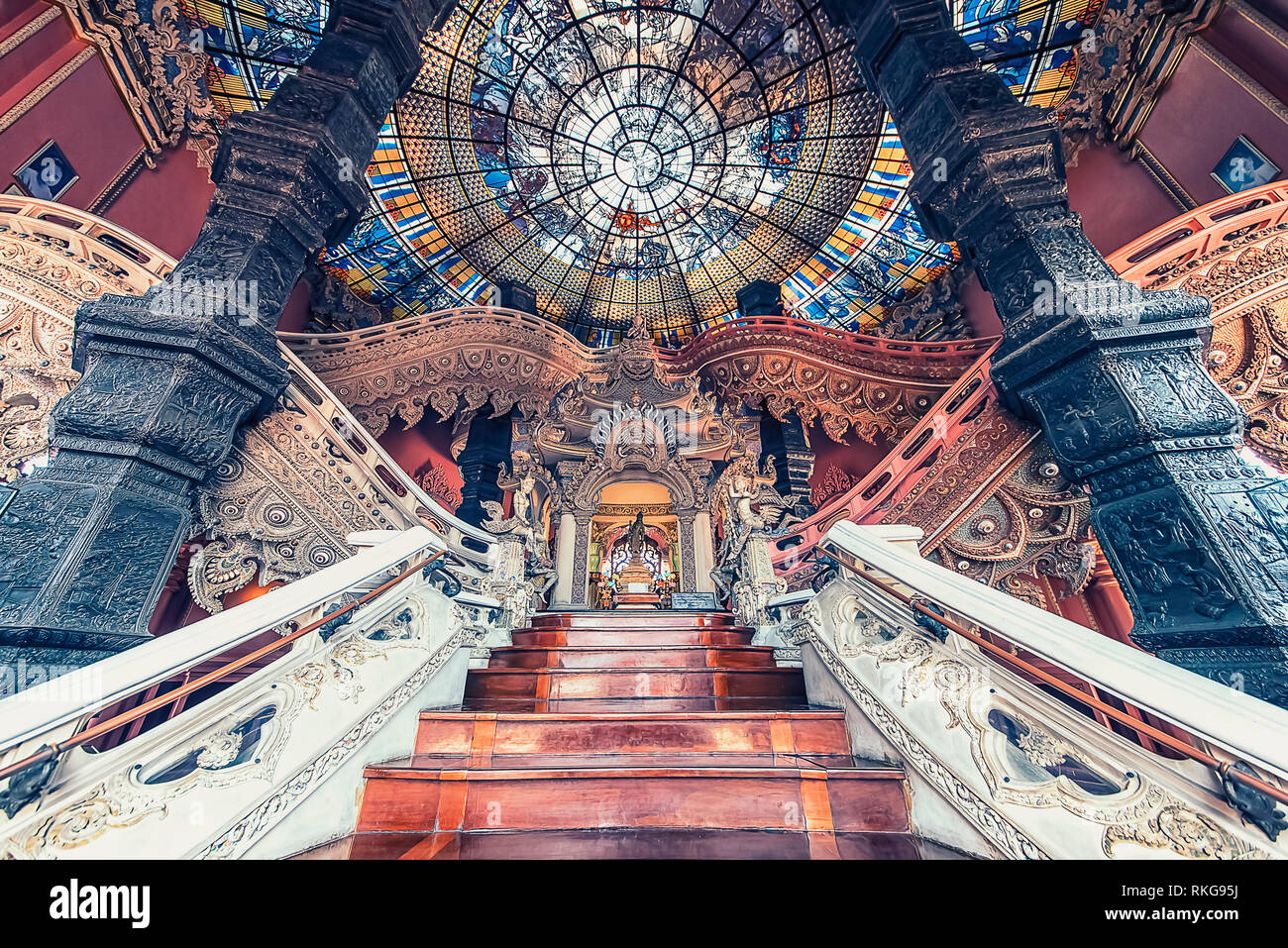 Erawan museum stained glass hi-res stock photography and images - Alamy