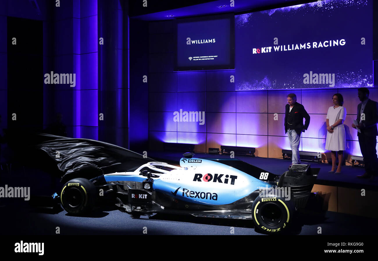 Unveiling of the new livery during the Williams 2019 livery launch at ...
