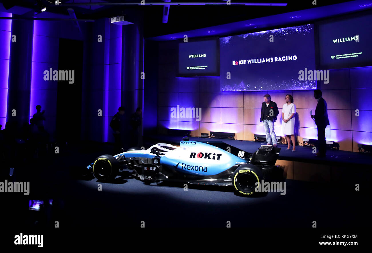 Unveiling of the new livery during the Williams 2019 livery launch at ...