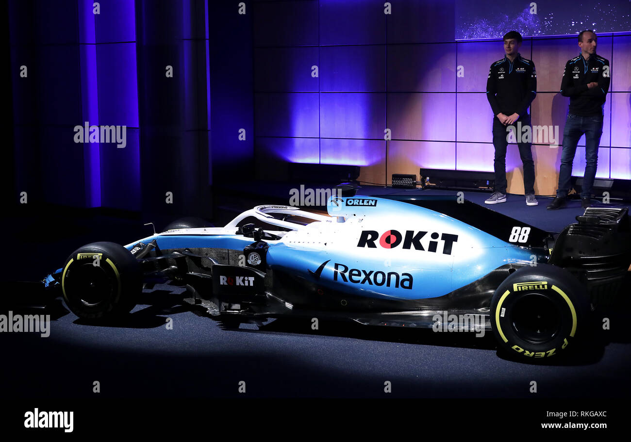 Unveiling of the new livery FW42 with drivers George Russell and Robert ...