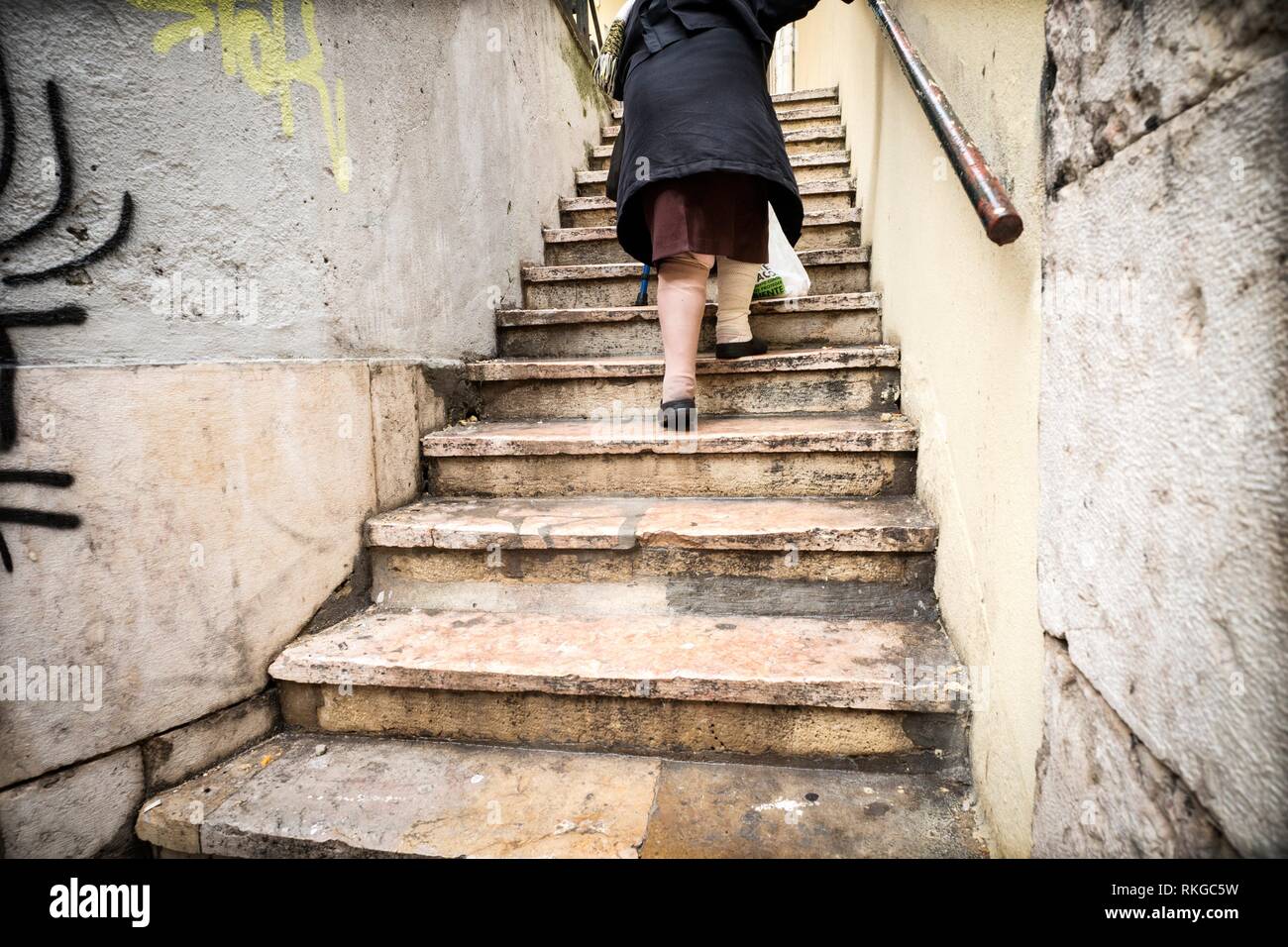 Woman climbing stairs hi-res stock photography and images - Alamy Woman climbing stairs hi-res stock photography and images - Alamy