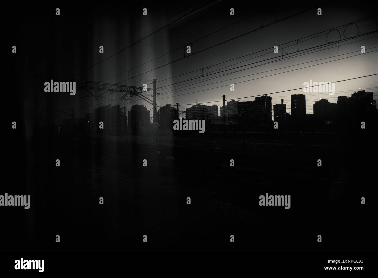 Dusk window hi-res stock photography and images - Alamy