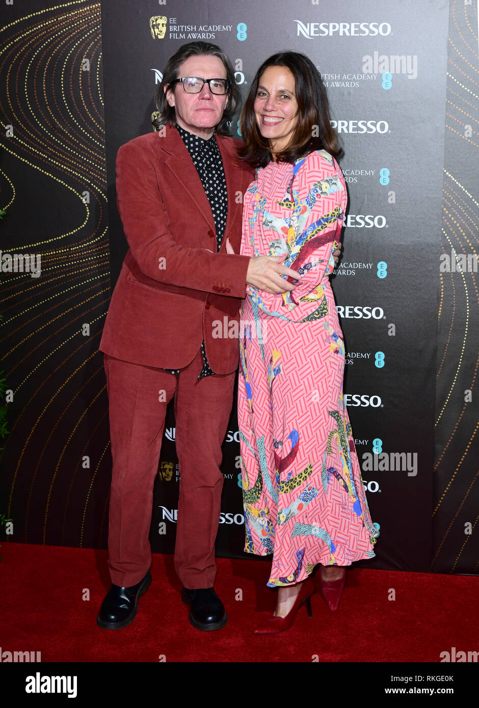 Stephen Woolley and Elizabeth Karlsen attending the Nespresso British ...