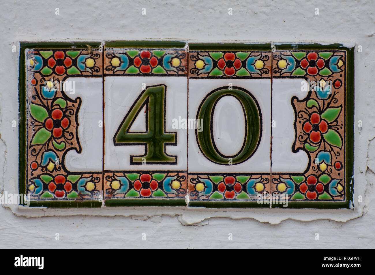 Number 40 door hi-res stock photography and images - Alamy