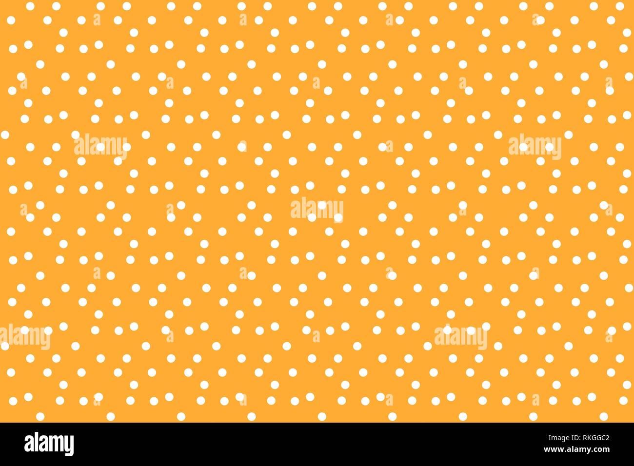 Orange background random polka dots seamless vector pattern Stock Vector Image & Art - Alamy
