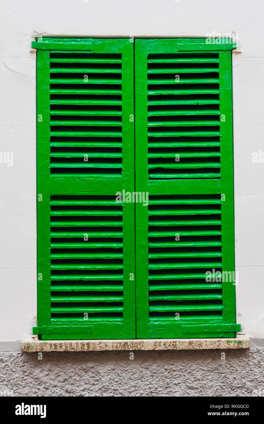 Shutter of wooden hi-res stock photography and images - Alamy