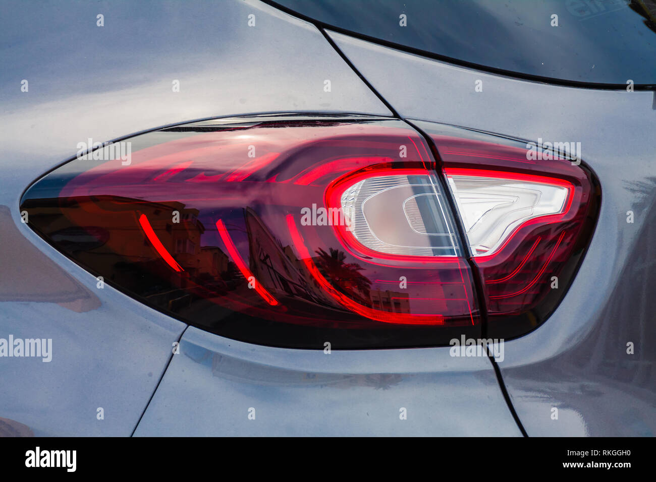 Rear lamp of a car Stock Photo - Alamy