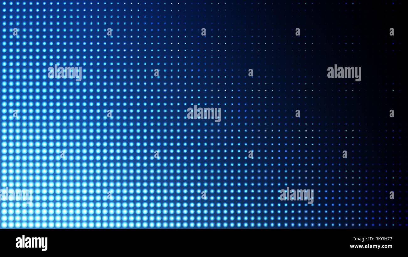 Glowing halftone dots pattern. Abstract neon led lights background for ...