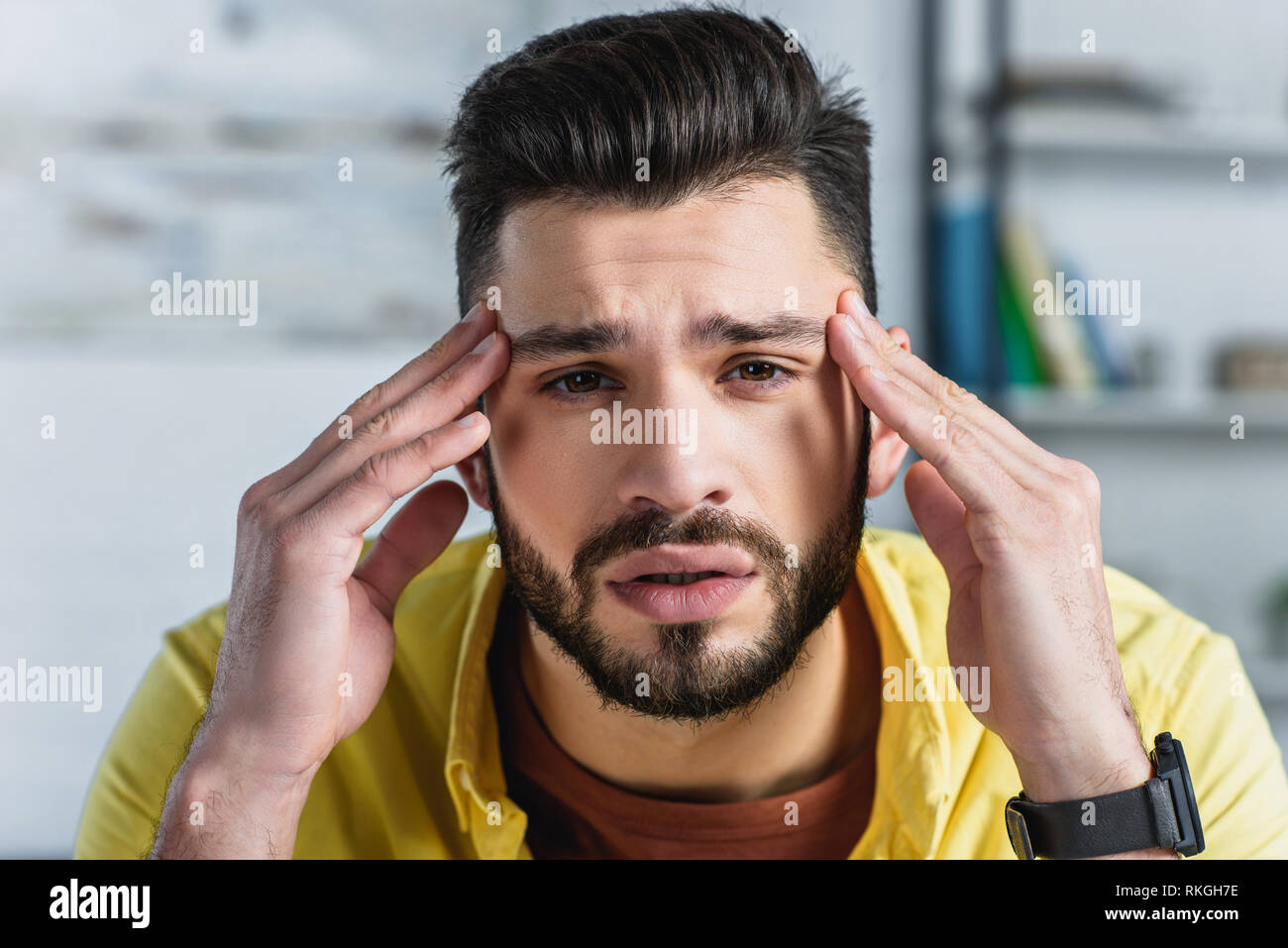 Close up concentrated businessman hi-res stock photography and images ...