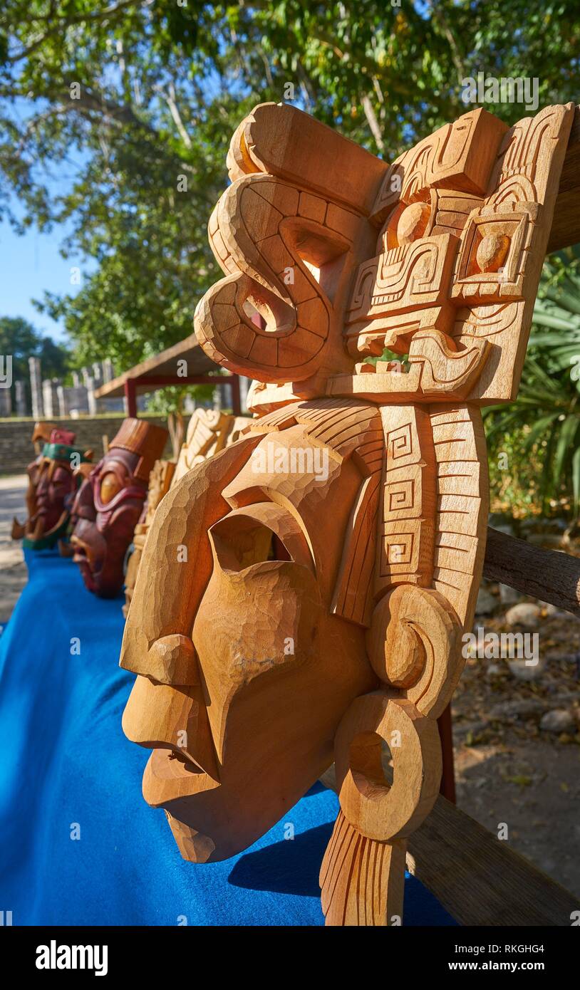 Mayan wood craft hi-res stock photography and images - Alamy