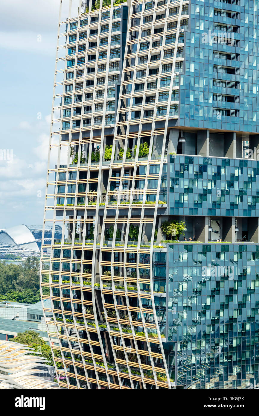 South Beach Tower on Beach Road, Singapore, architecture, building ...