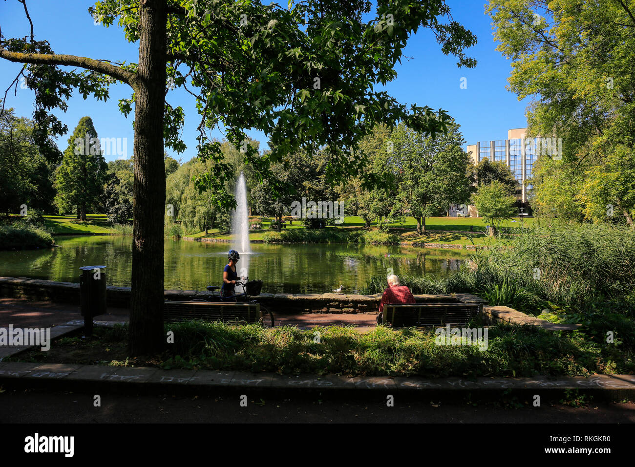 Essen, North Rhine-Westphalia, Ruhr area, Germany, Essen city garden ...