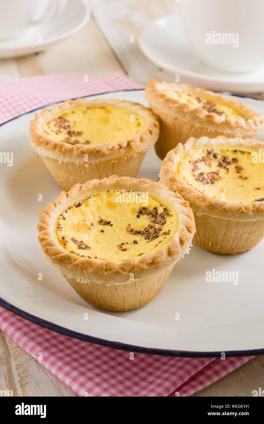 English Custard Tart High Resolution Stock Photography and Images - Alamy