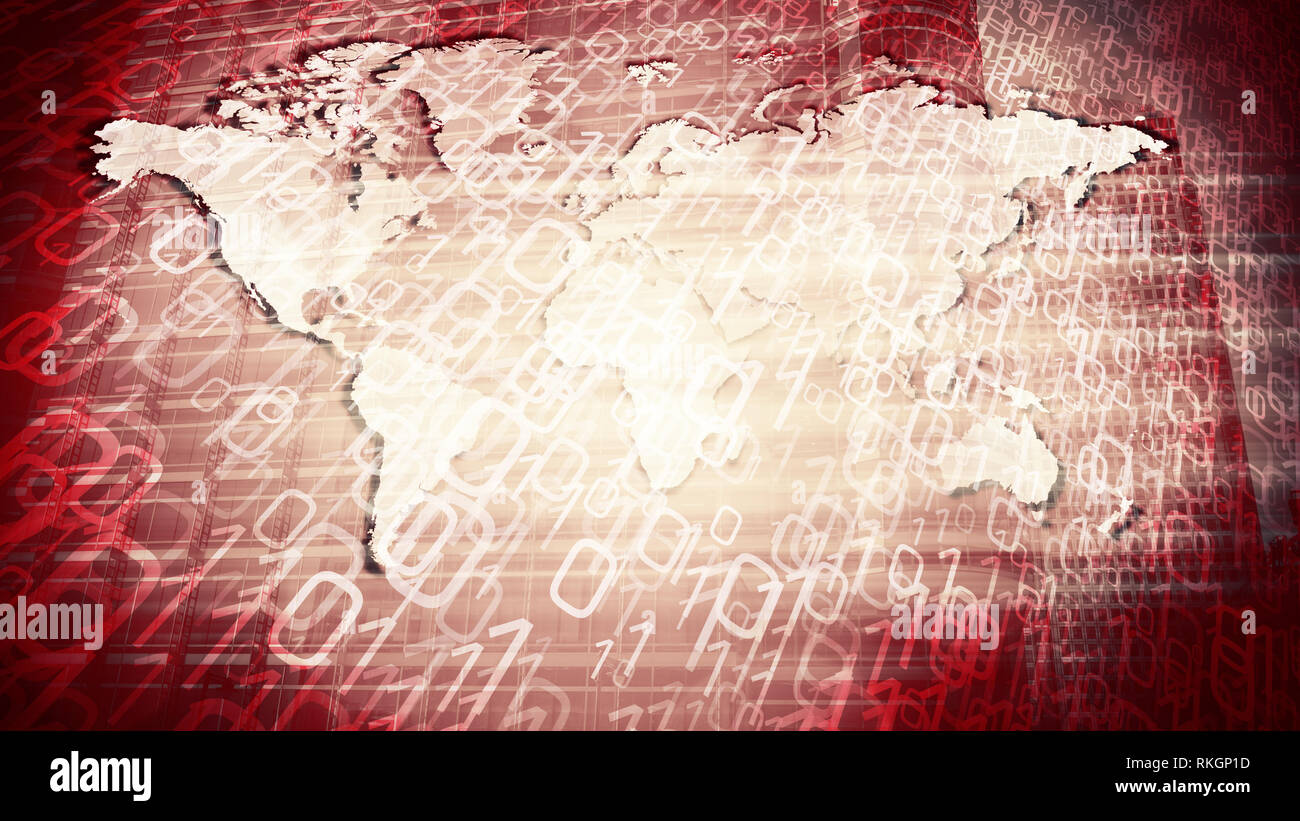 Computer bots cyber attack, cyber crime world problem Stock Photo - Alamy