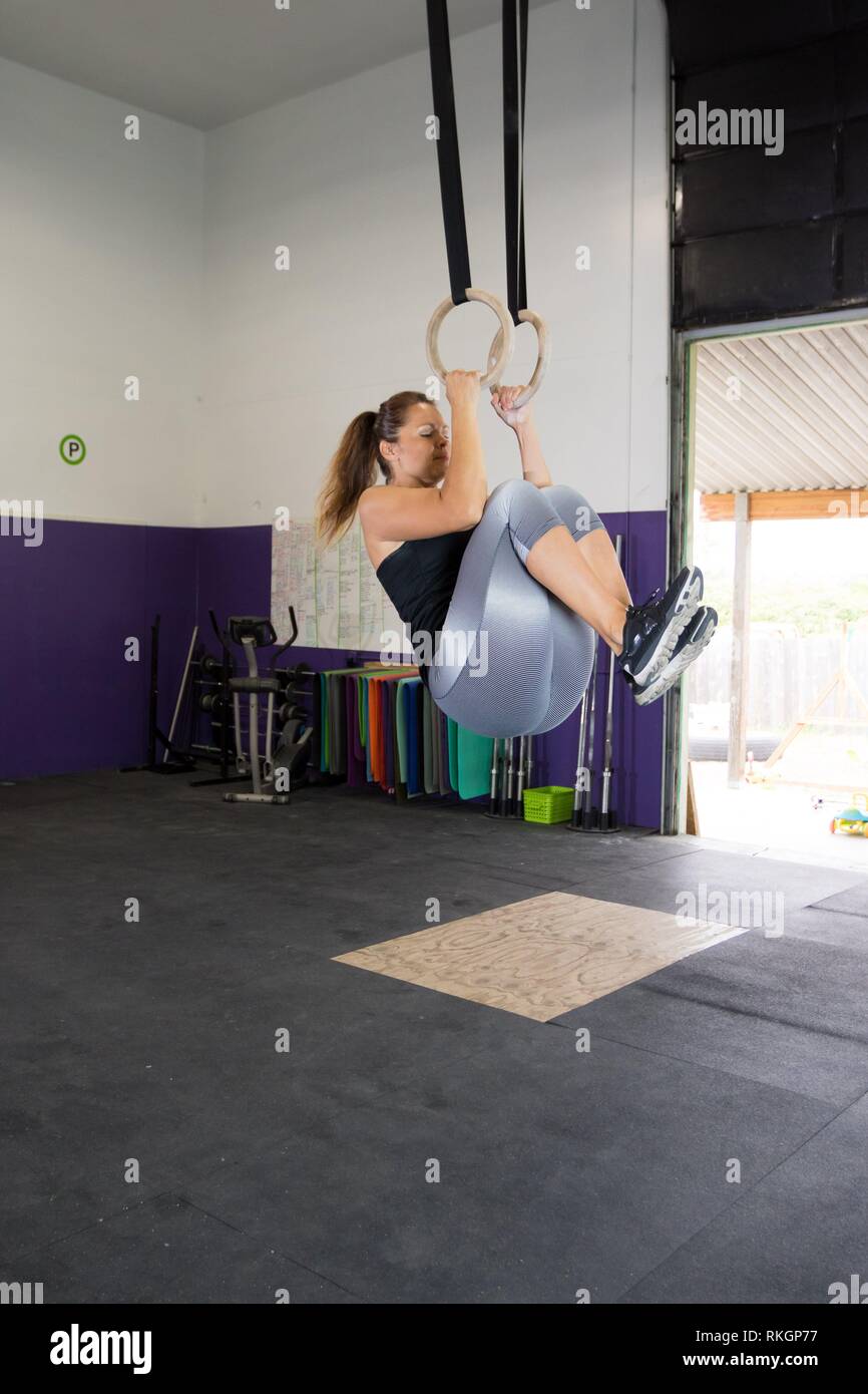 Rings exercises hi-res stock photography and images - Alamy