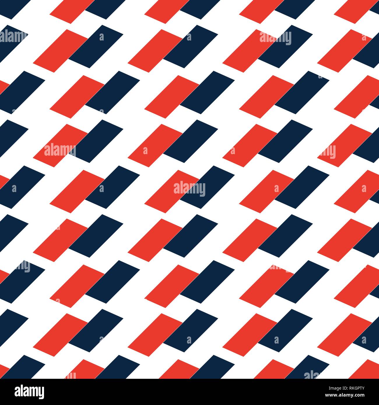 Seamless black and red op art rectangle pattern vector. eps 10 Stock ...