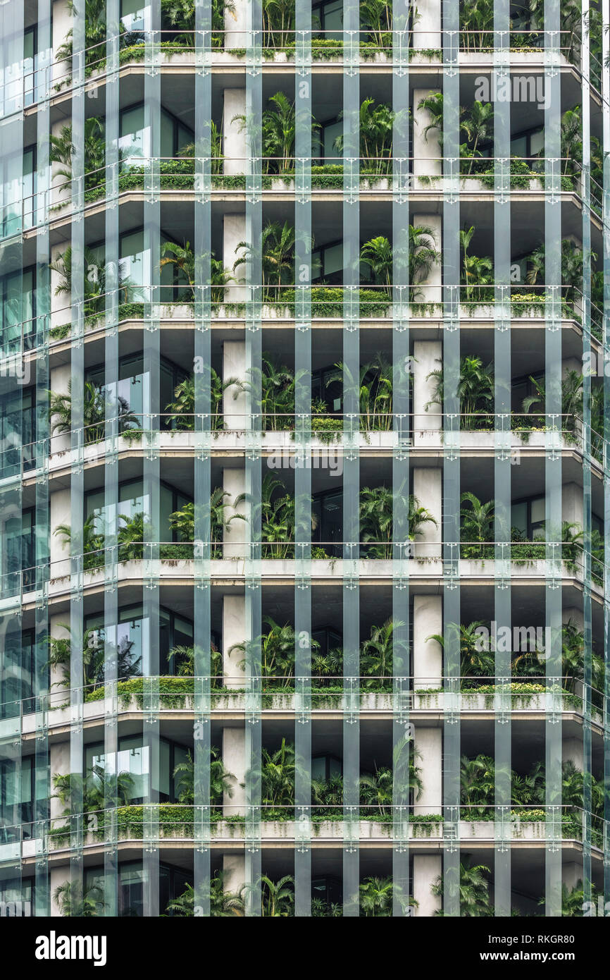 Vertical greening building in Singapore sustainable urbanism, Capita ...