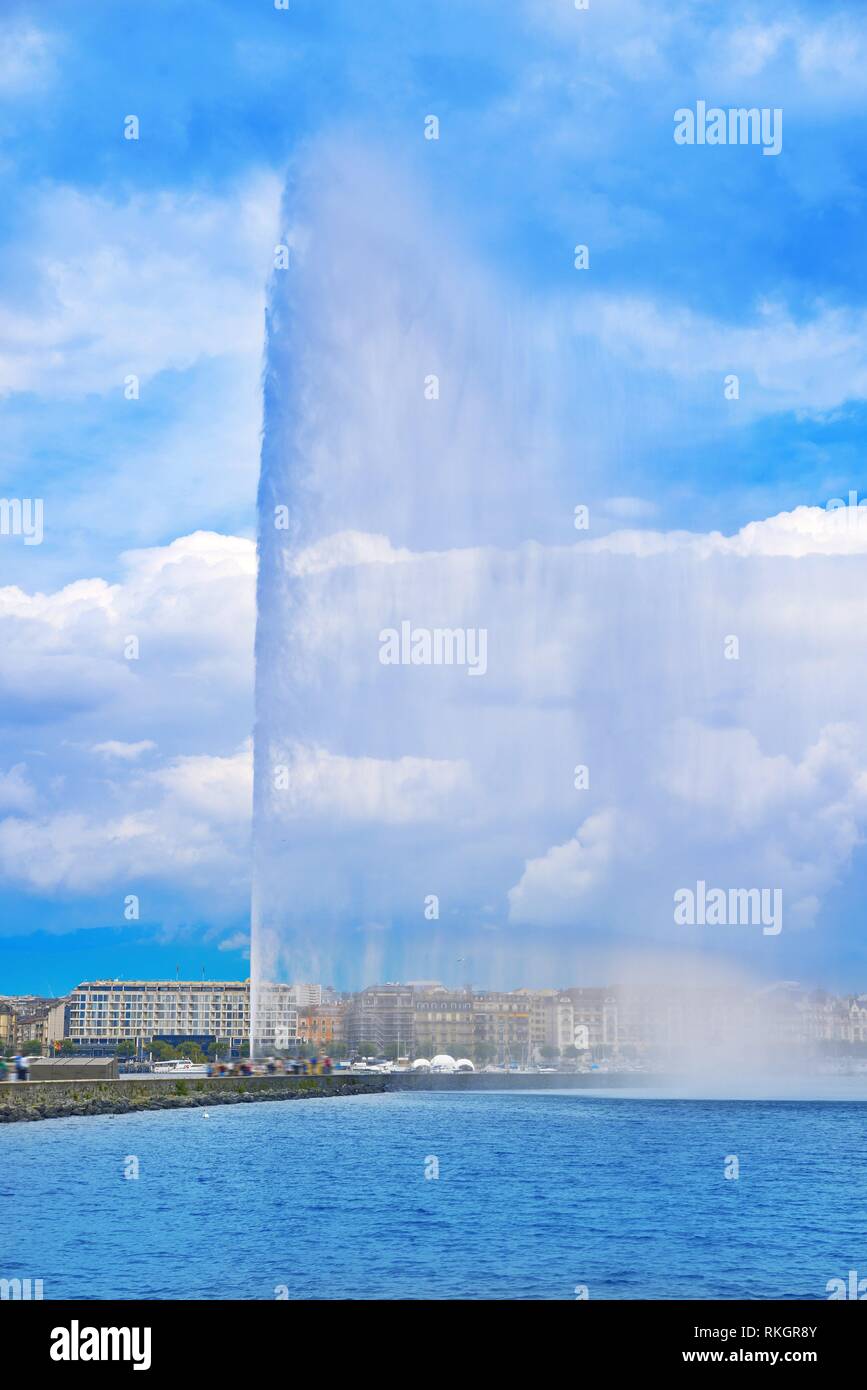 Geneva switzerland landscape vertical hi-res stock photography and ...