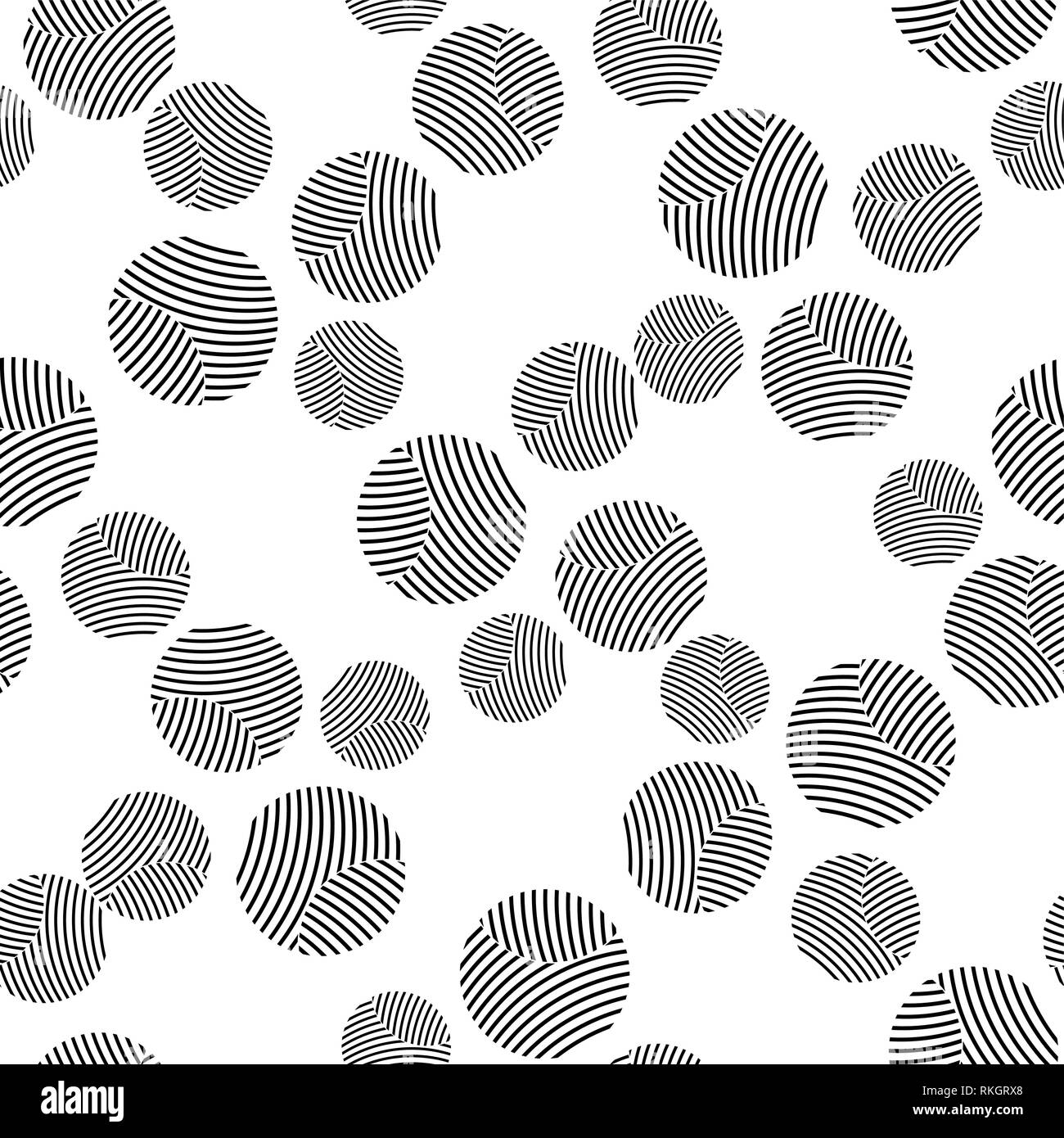 The pattern of a single color crossed circles.Circles of parallel lines ...