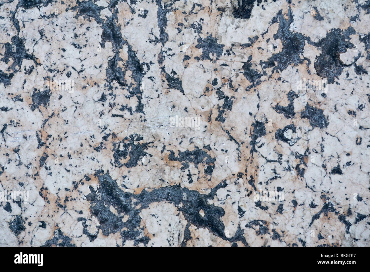 Detailed beige stone surface, texture of old natural spotted marble ...