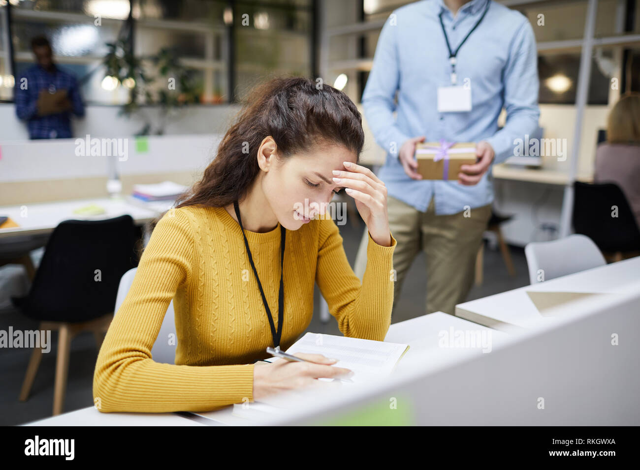 Tired from work hi-res stock photography and images - Alamy