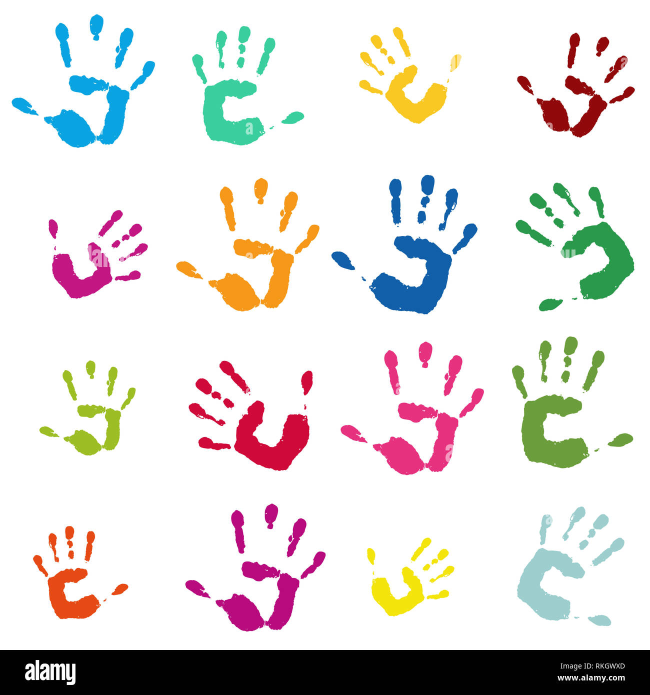 Hand imprints hi-res stock photography and images - Alamy